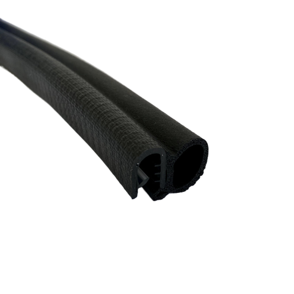 WINDLACE Push On Black Plastic Finish 4 - 6mm wide grip Large Bu 322. ...