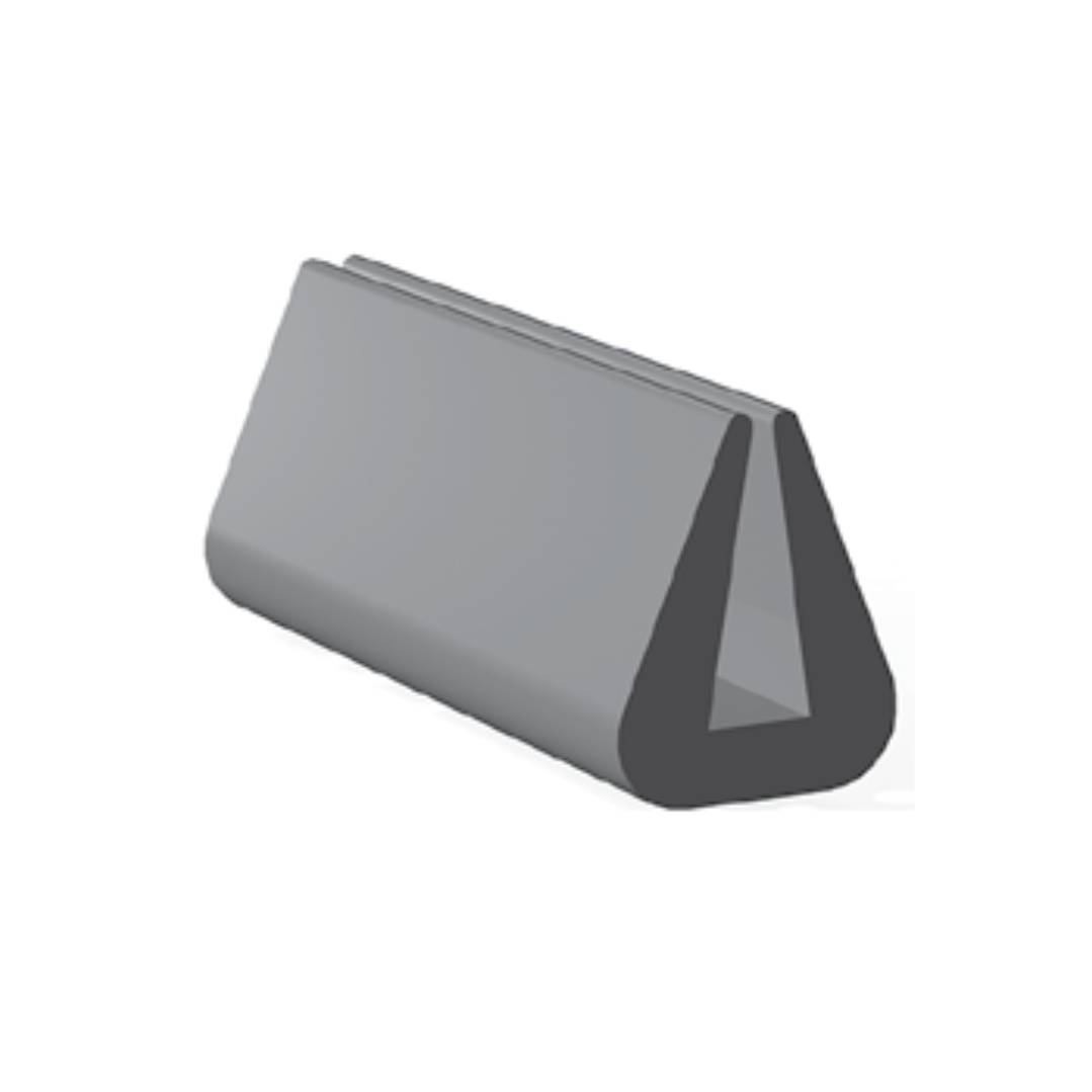 RUBBER EDGE CHANNEL Round Edge 13.5mm x 4mm per metre CS15 – Basis NZ