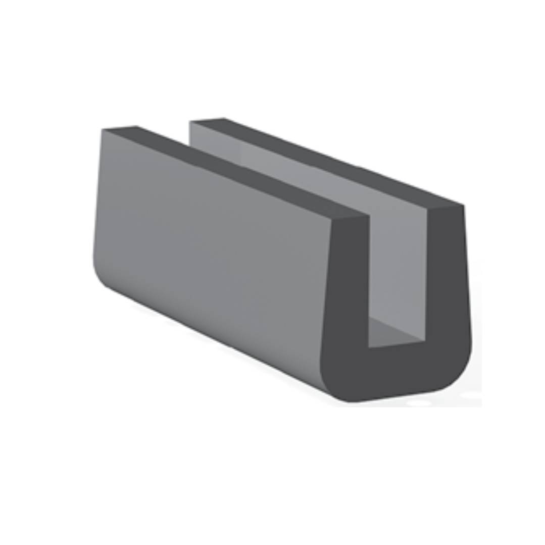 RUBBER EDGE CHANNEL STRIP 3mm Wall x 8.7mm per metre CS32 – Basis NZ